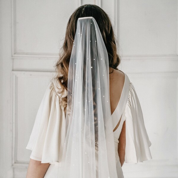 Pearl Veil - Etsy