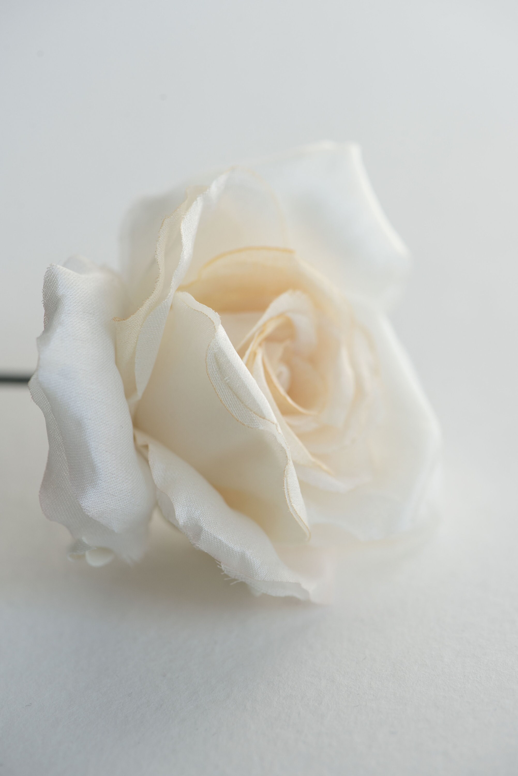 Bridal Hair Flower, Rose Hair Flower, Custom Color Flower Hair Piece ...