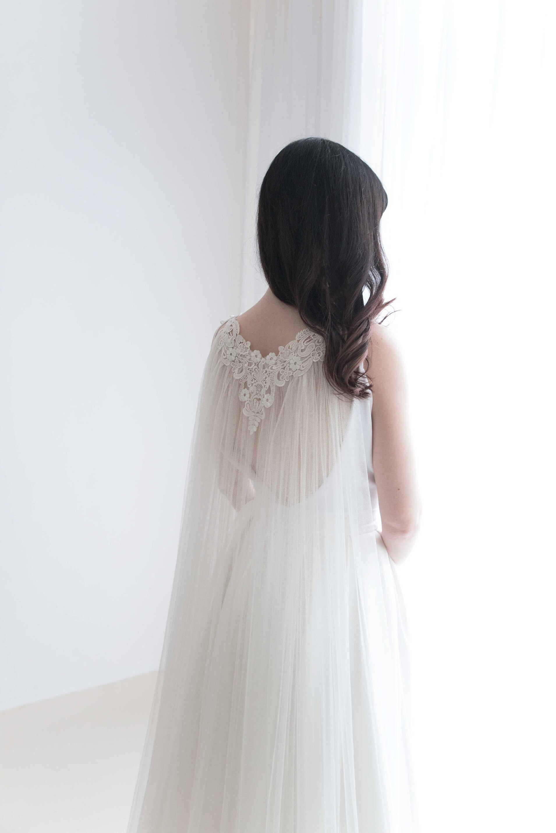 Cape Veil Wedding Cape Bridal Cape Veil Alternative Tulle | Etsy Cape Veil Wedding Cape Bridal Cape Veil Alternative Tulle | Etsy