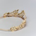 Gold Leaf Headband Greek Goddess Headband Grecian Tiara - Etsy