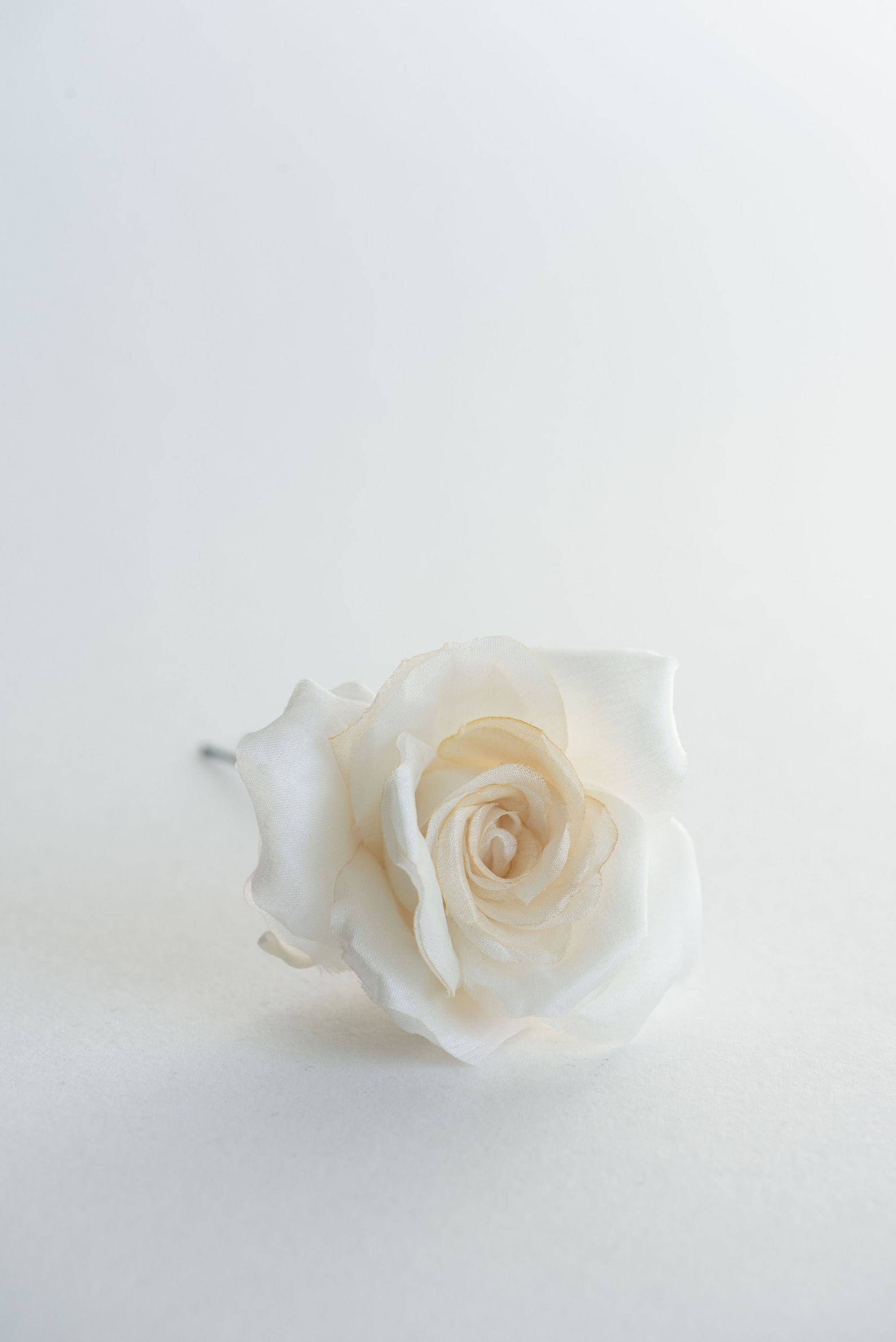 Bridal hair flower Rose hair flower Custom color flower hair | Etsy