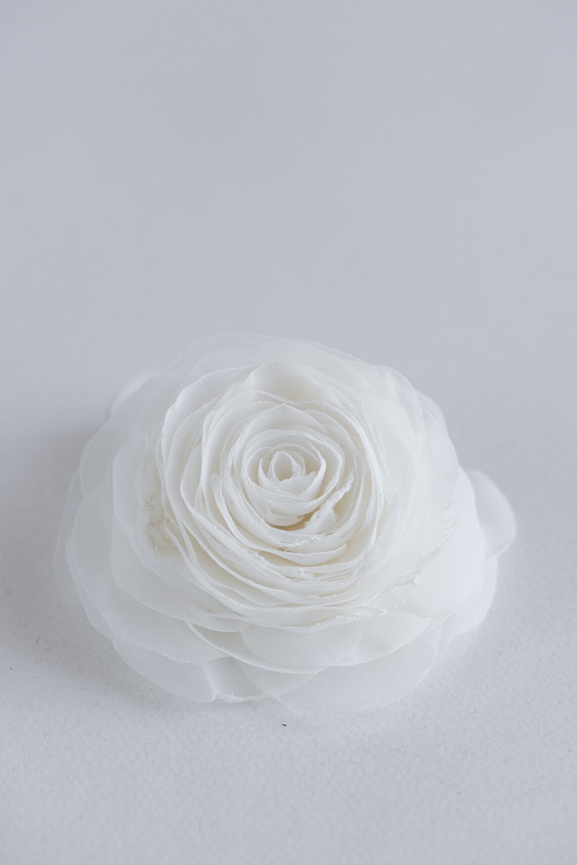 Ivory Bridal Flower Hair Clip Rose Hair Flower Bridal Hair | Etsy