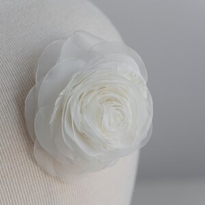 Ivory Bridal Flower Hair Clip - Rose Hair Flower - Bridal Hair Piece ...