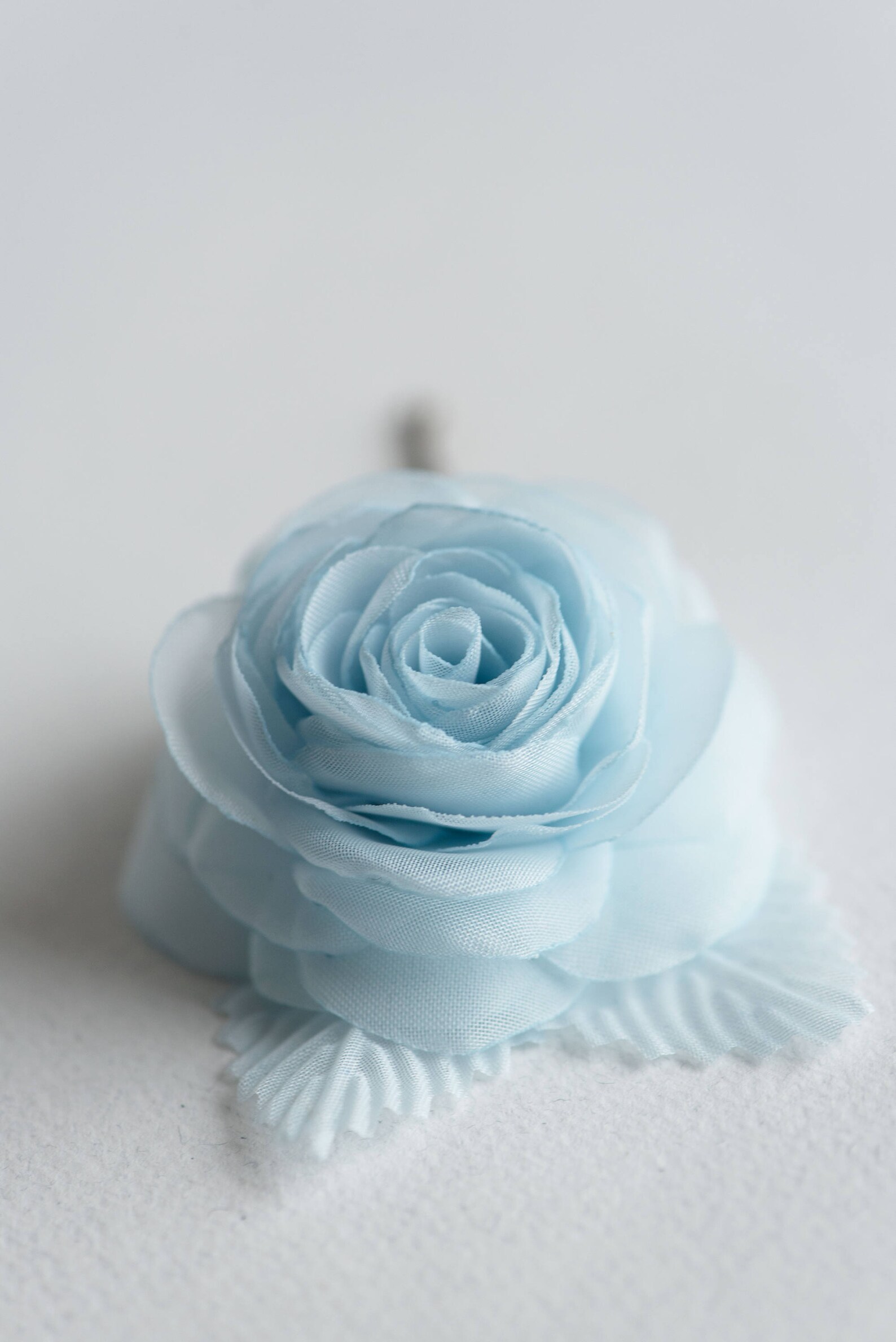 Hair Flower in Custom Color, Rose Hair Flower, Flower Hair Clip ...