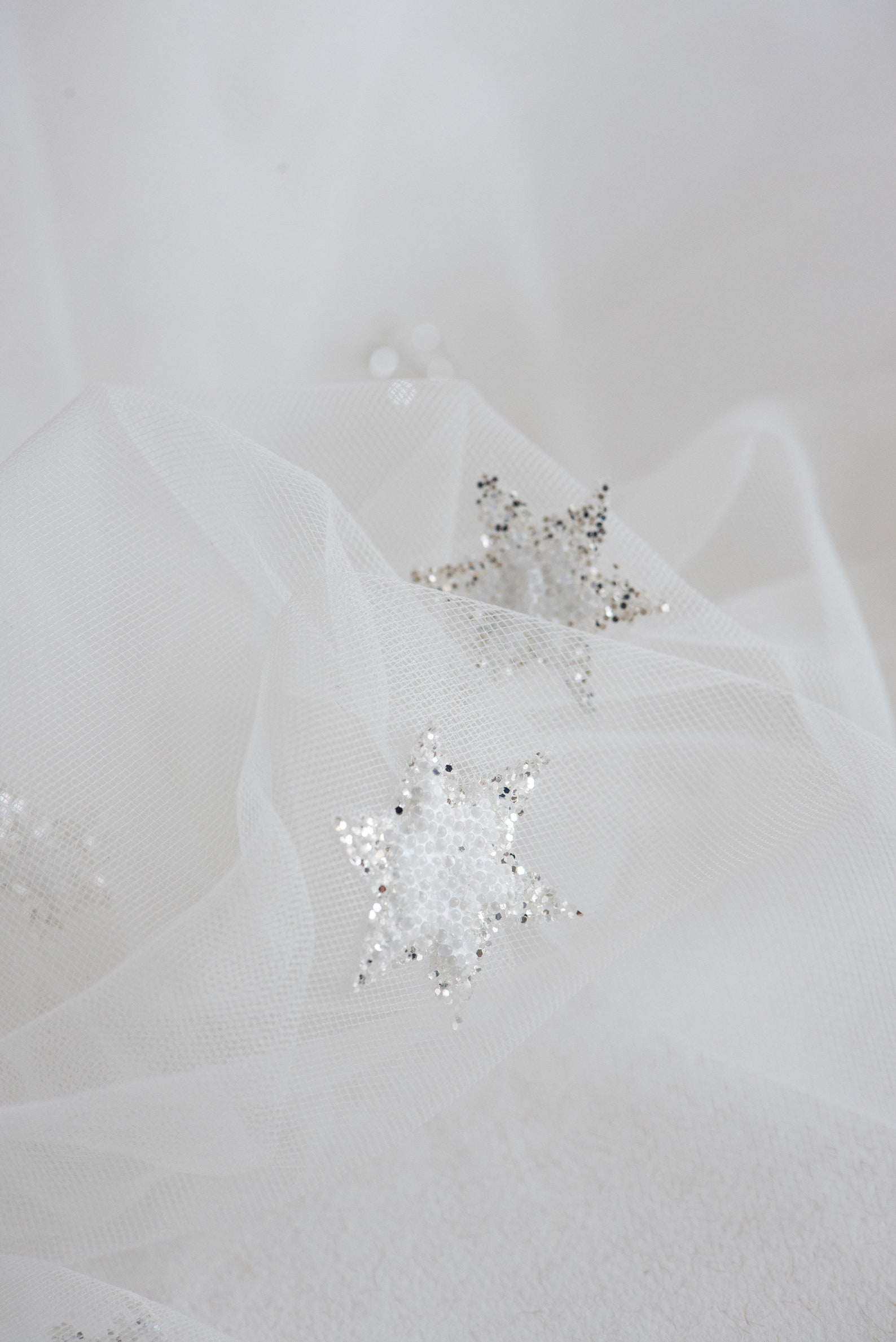 Star Veil Celestial Bridal Veil Wedding Veil With Stars | Etsy