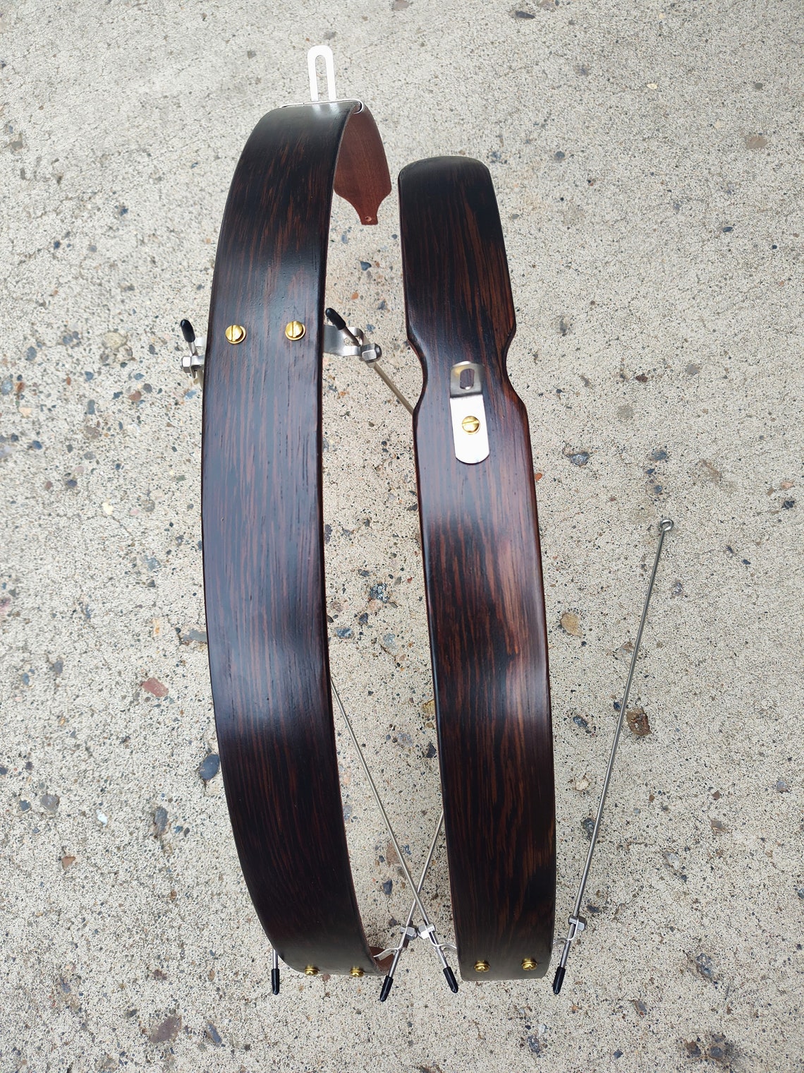 Handmade Wenge Wood Bicycle Fenders – Exotic Bike Mudguards - Etsy