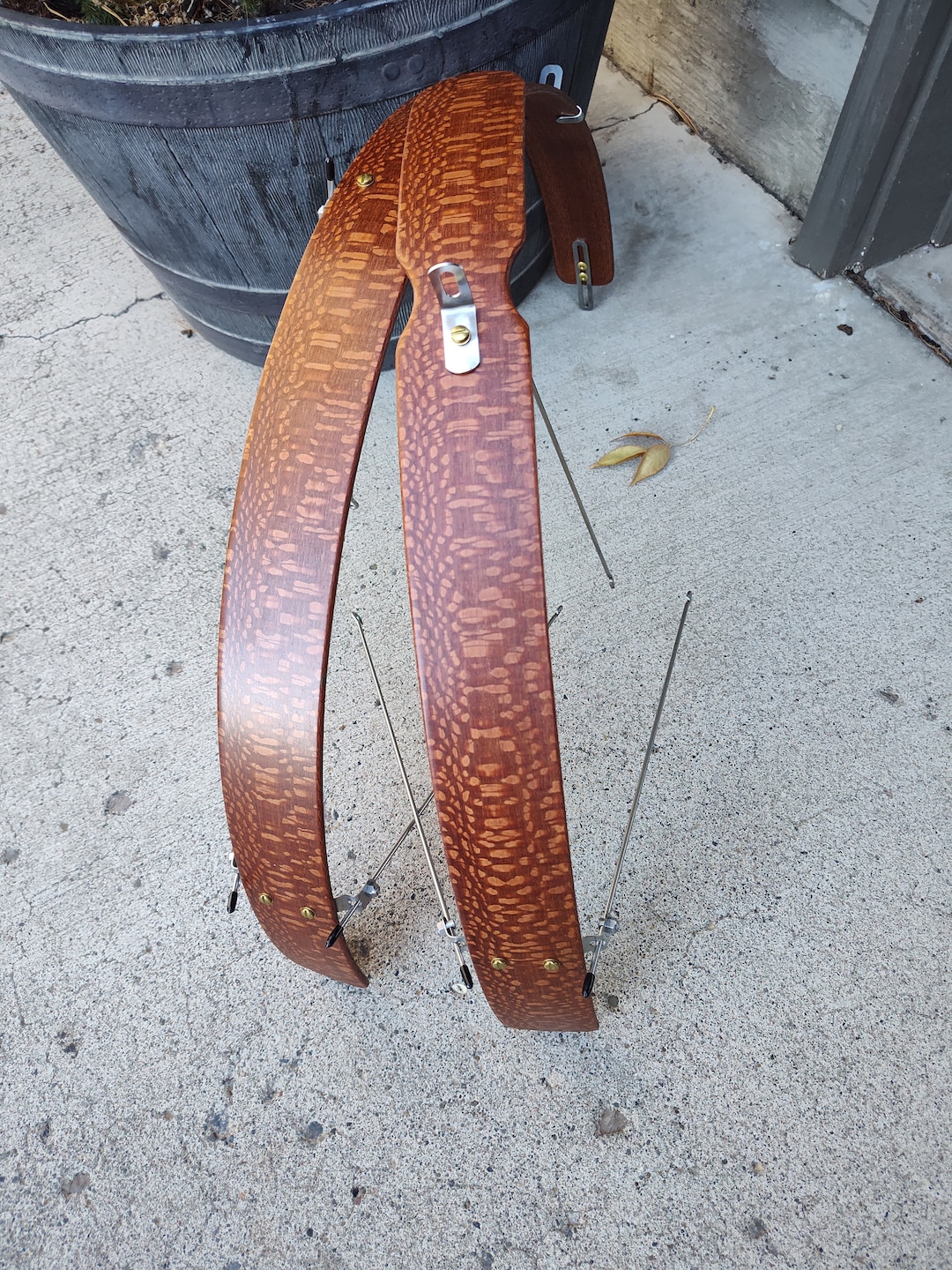 Wood Bike Fenders- Leopard Wood. Super Figured! Perfect Match for the ...