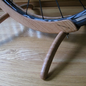 Bike Rack Made From Red Oak, Super Attractive Hand Made Floor Bicycle ...