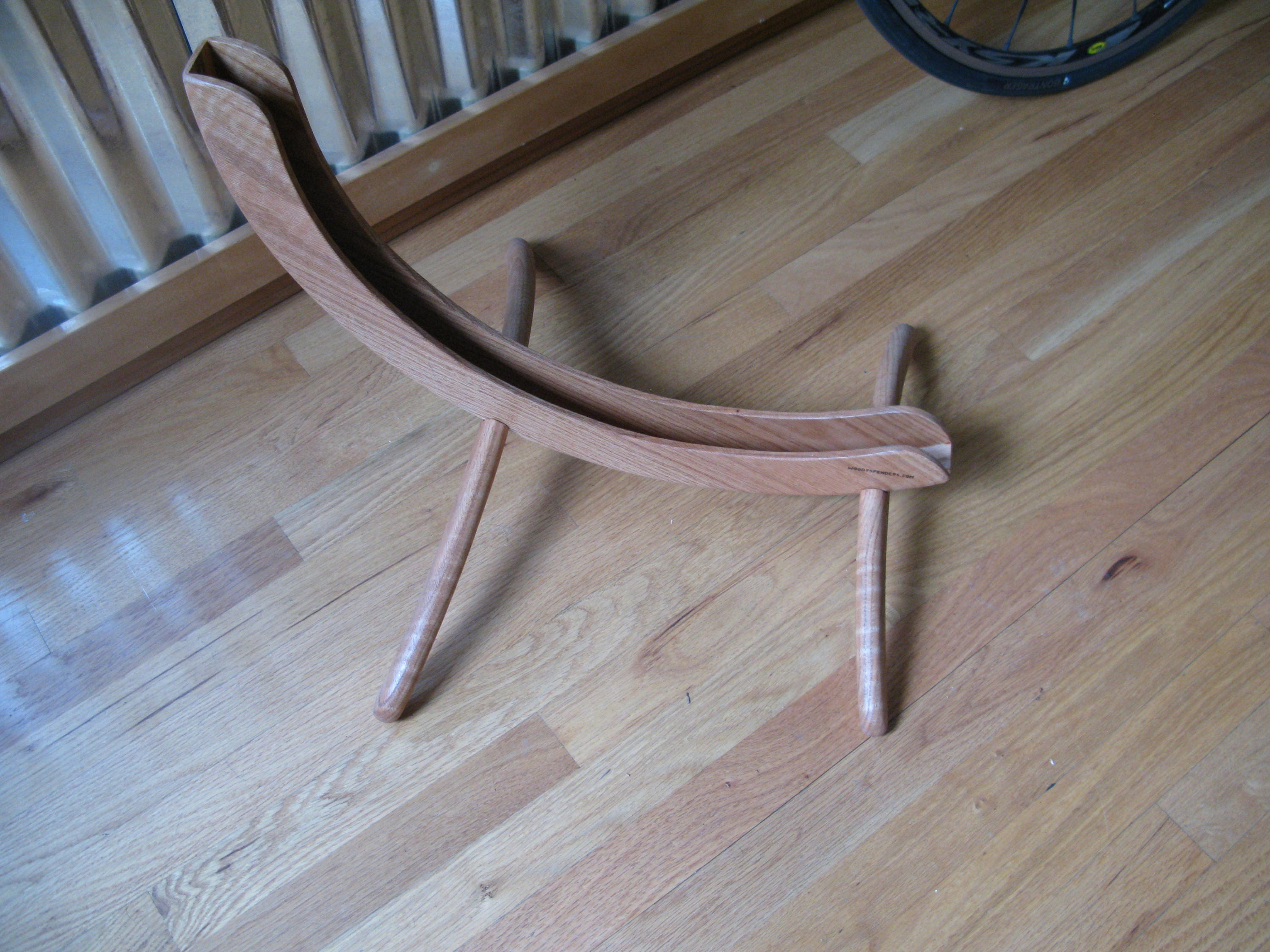 Bike Rack Made From Red Oak. Super Attractive Hand Made Floor | Etsy