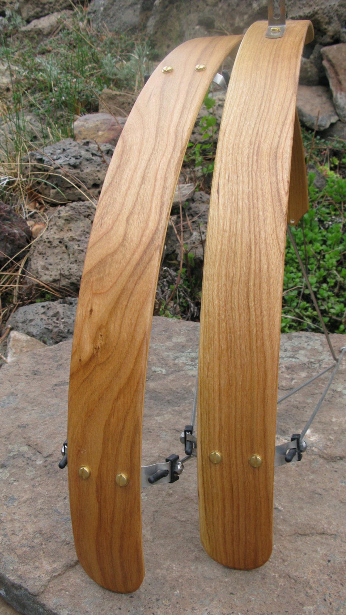 Wood Bike Fenders Woody's Hand Made Cherry Bicycle - Etsy