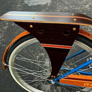 Woody's Custom Wood Rear Rack. Super Unique Design Can Match Whatever ...