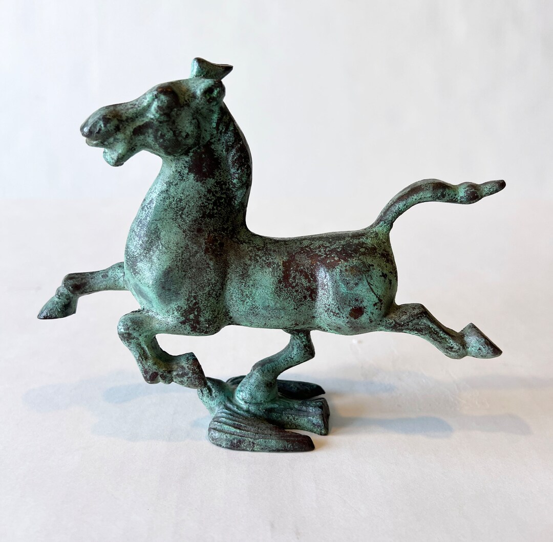 Flying Horse of Gansu Bronze Sculpture, Made in Hong Kong, - Etsy