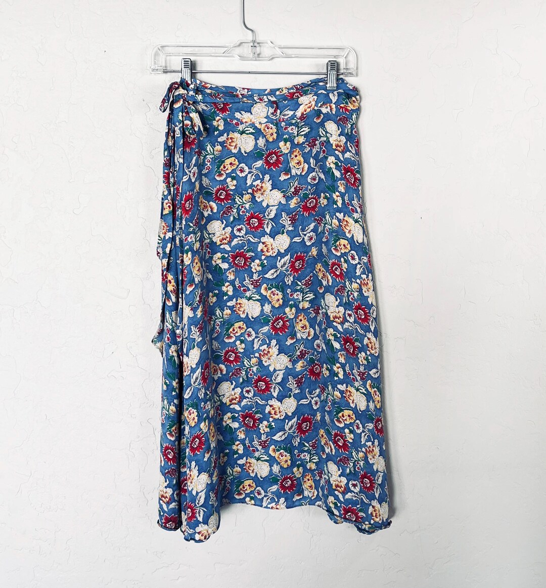 Ralph Lauren, Wms 100% Silk Wrap Skirt, Fully Lined, Sz 10P, Casual ...