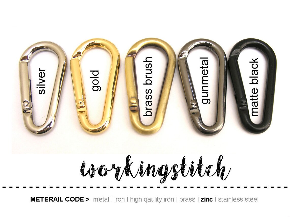 4pcs 10mm Zinc SCREW BACK D-ring FOB Purse Hardware Finding | Etsy