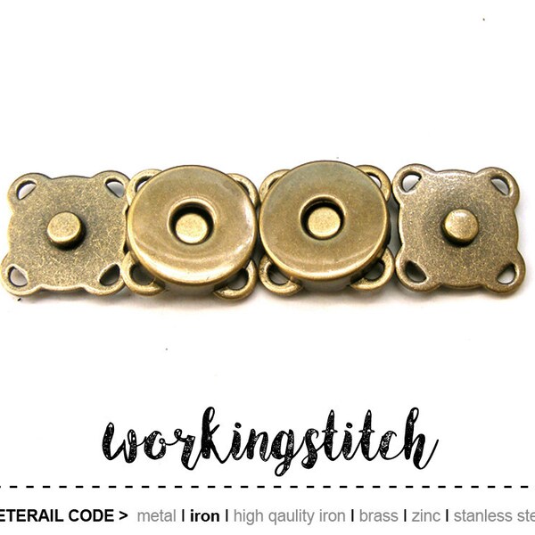 Sew in Magnetic Snap - Etsy