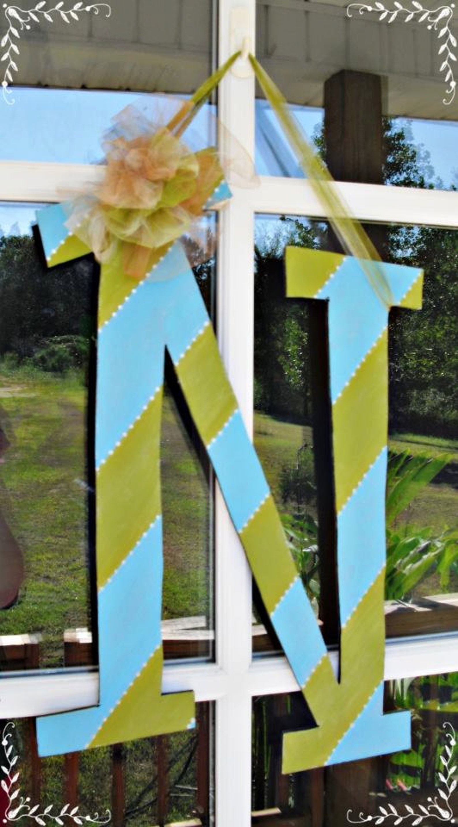 Alphabet Wood Cut Out Hanger - Etsy