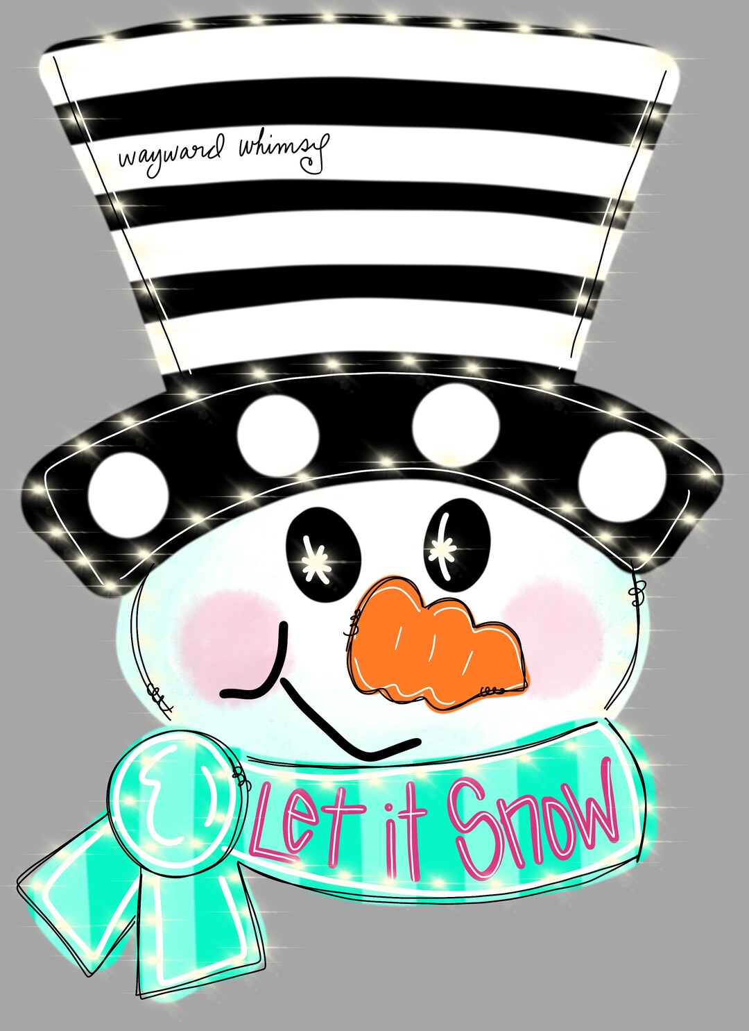 Tree Topper Template Snowman Downloadable File Printable Template - Etsy