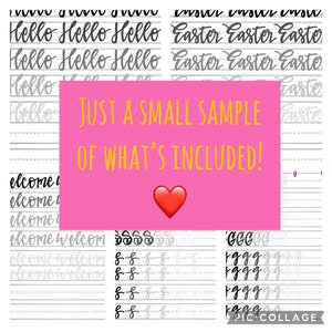 Lettering Practice Sheets- Printable and Digital- Wayward Whimsy ...