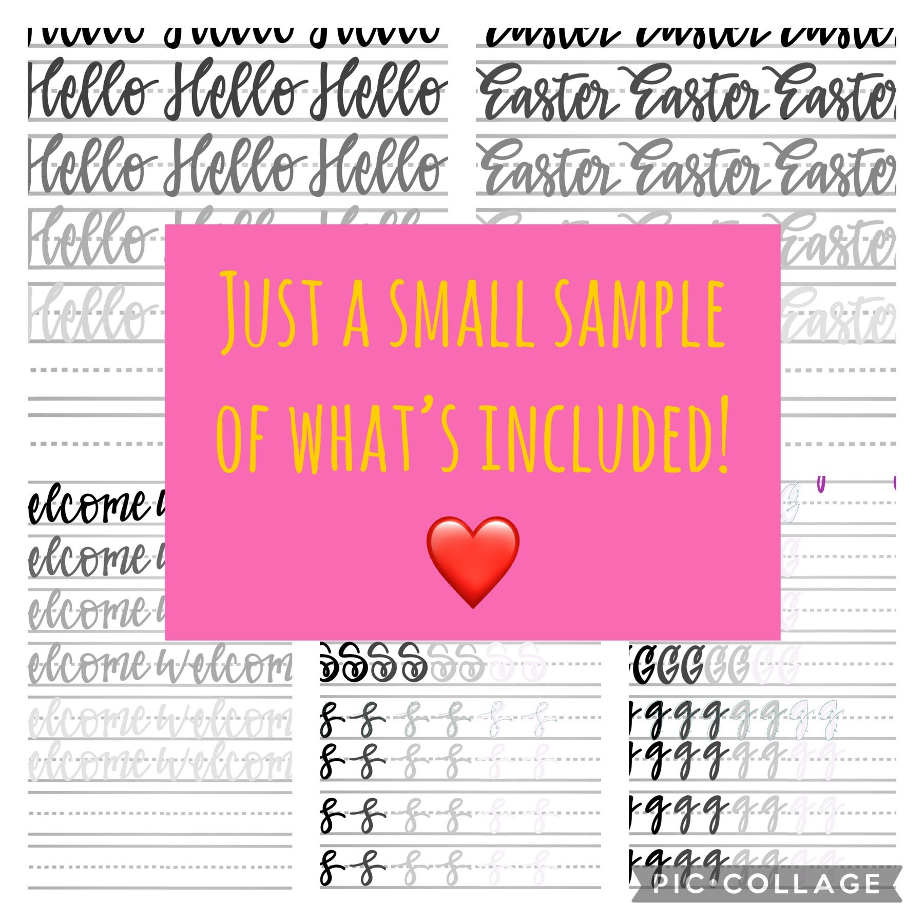 Lettering Practice Sheets- Printable and Digital- Wayward Whimsy ...