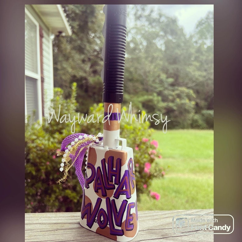 Custom Painted Cowbell Customer Provides Details - Etsy