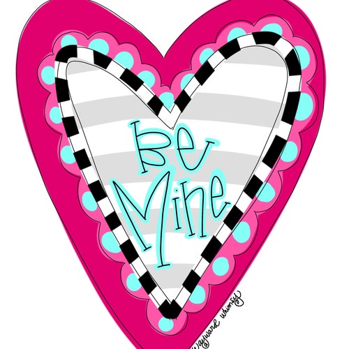 X Heart O Valentine's Day Door Hanger Downloadable File - Etsy