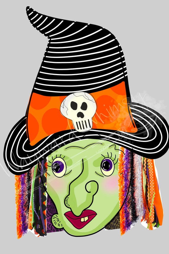 Witch Face Template