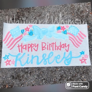 Hand Painted Custom All American- Patriotic Theme- USA- America ...