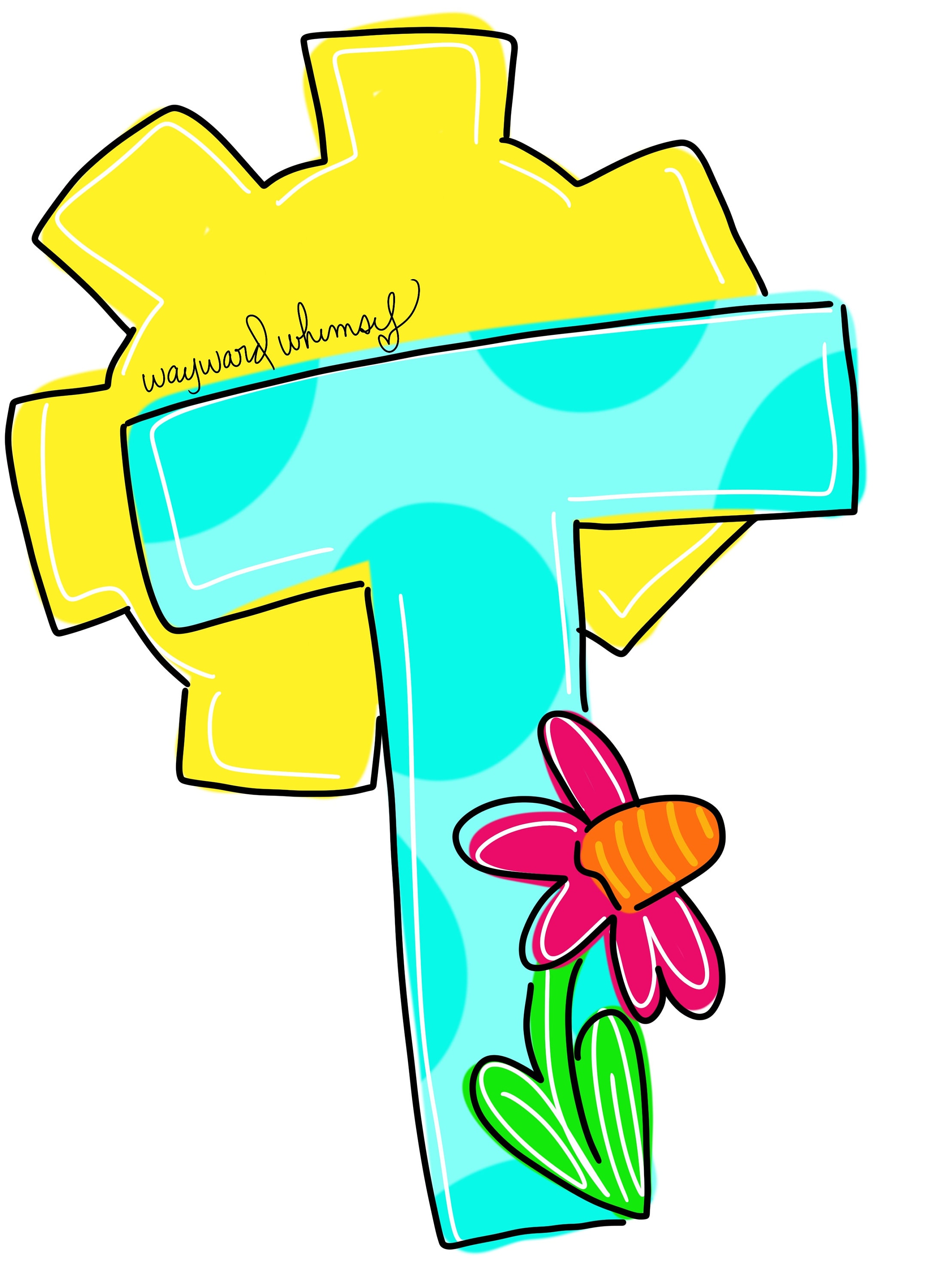 Spring Letter T Door Hanger Downloadable File Printable | Etsy