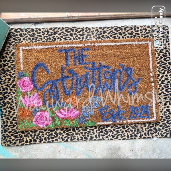 Painted Door Mats - Etsy