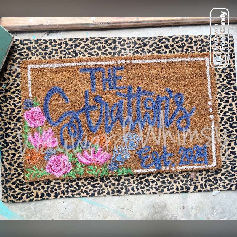 Painted Door Mats - Etsy