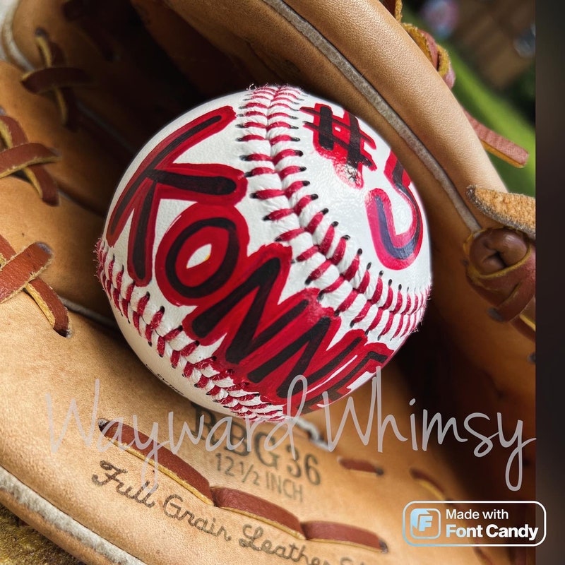 Painted Baseball - Etsy