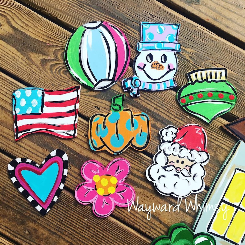 Cattle Tag Cow Print Hello Sign With Interchangable Seasonal - Etsy