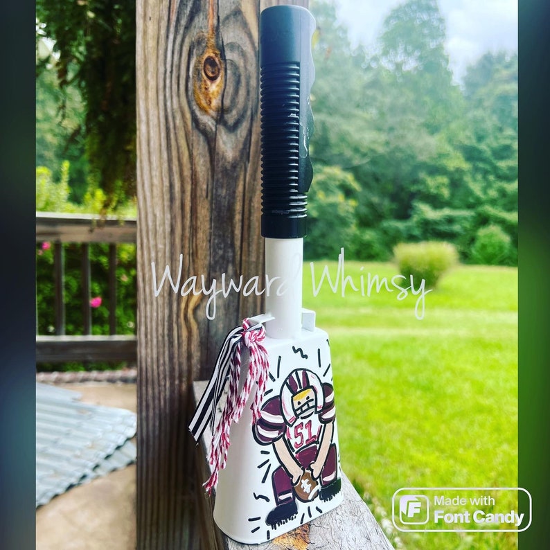 Custom Painted Cowbell Customer Provides Details - Etsy