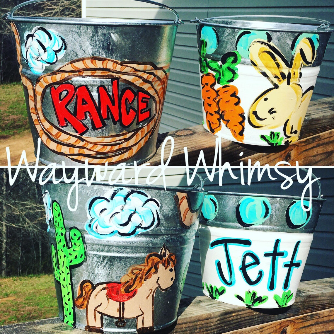 Personalized EASTER Pails Buckets - Etsy