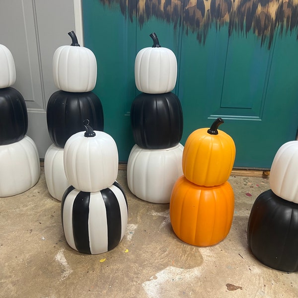 Stacked Pumpkins - Etsy