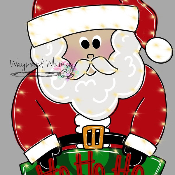 Santa Tree Topper - Etsy