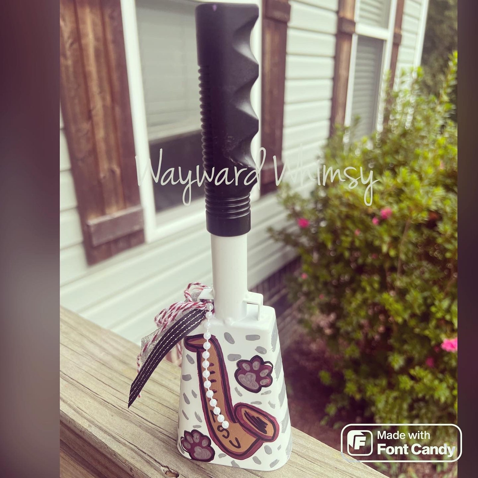 Custom Painted Cowbell Customer Provides Details - Etsy