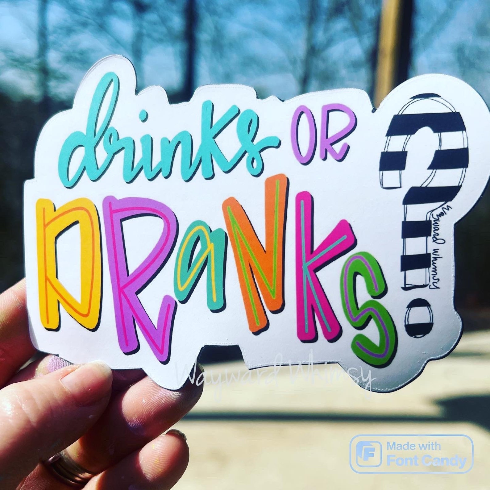 6 Piece Boozy Sticker Pack- Vinyl Sticker - Water and Fade Resistant ...