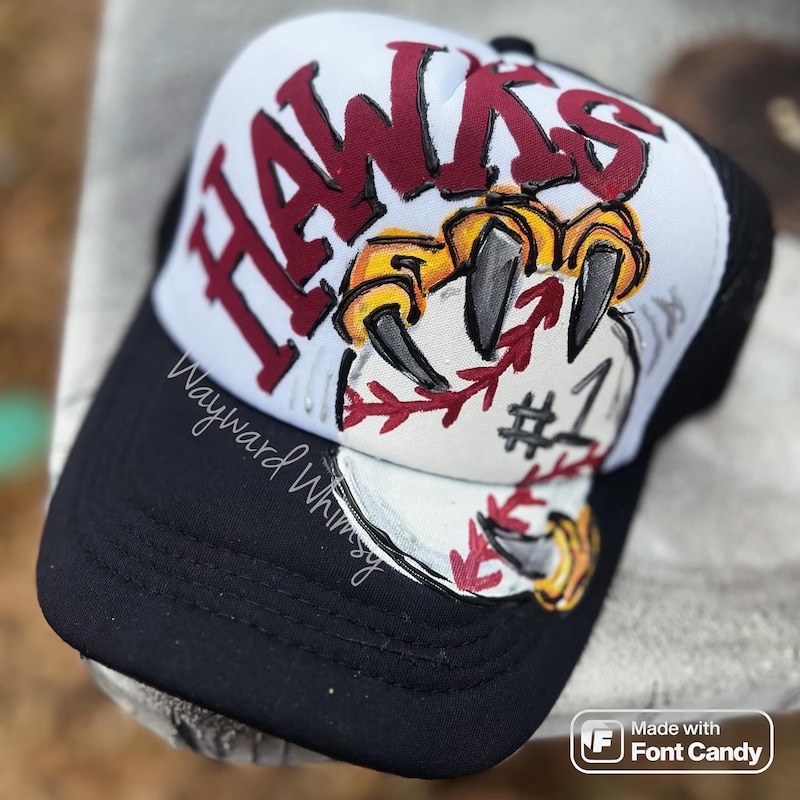 Painted School Hats - Etsy