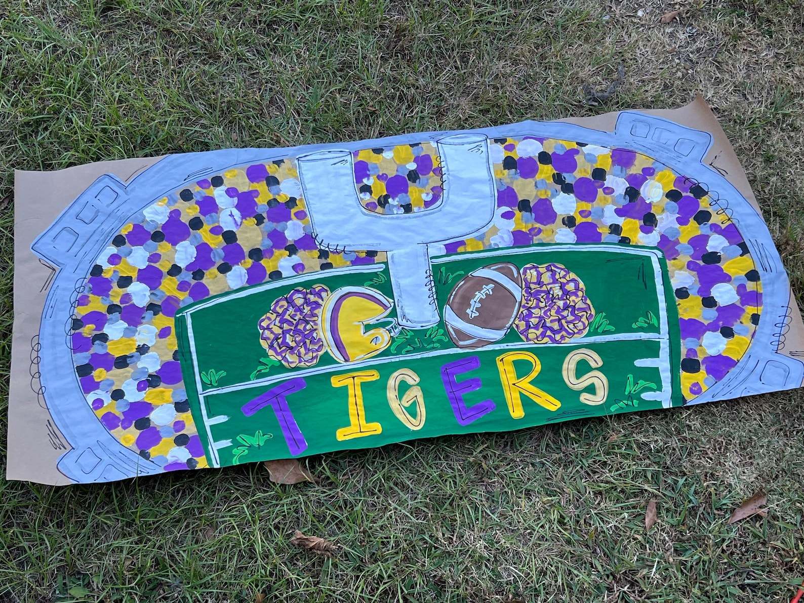 Hand Painted Custom Tailgate Banner- Party Banner- Birthday Banner ...