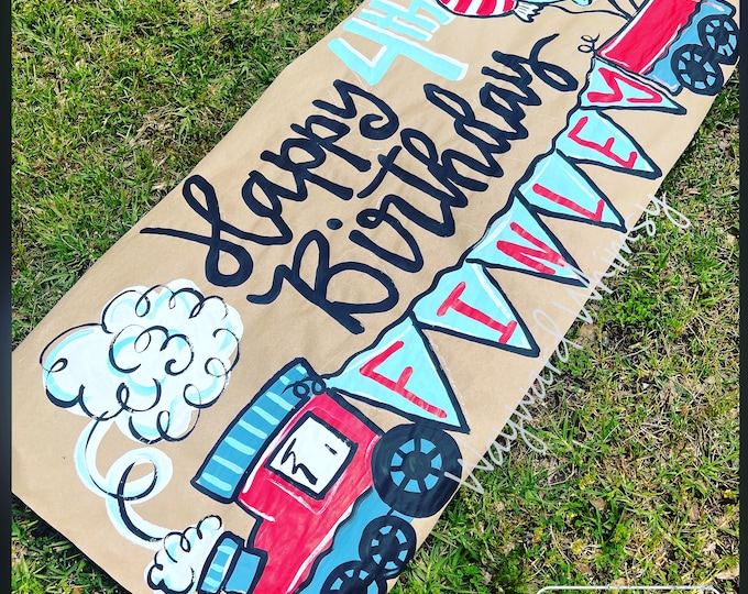 BOY BIRTHDAY BANNER - Etsy