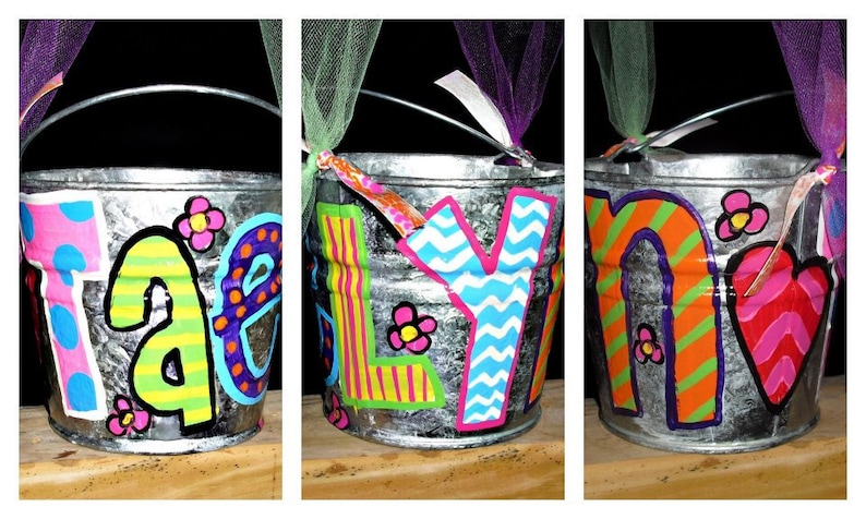 Personalized EASTER Pails Buckets | Etsy