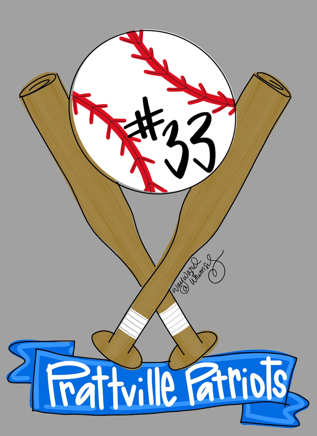 Ball Bats With Heart Baseball Softball Hanger Downloadable File ...