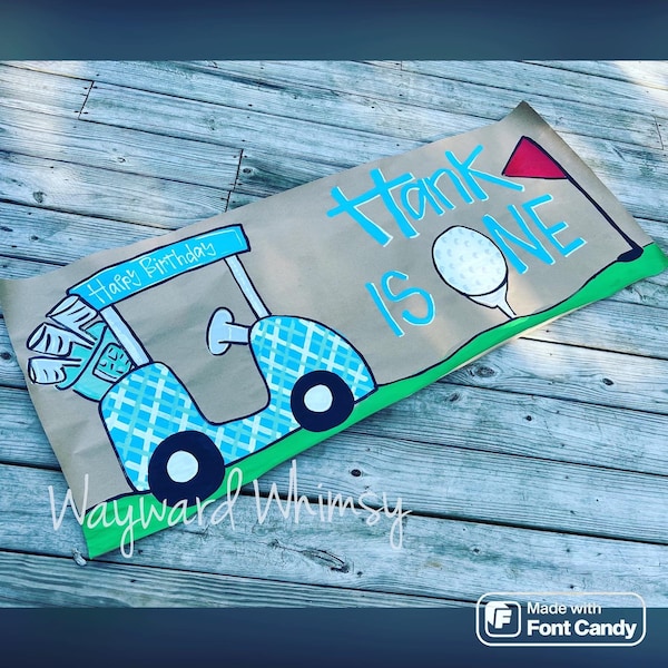 Kraft Paper Birthday Signs - Etsy