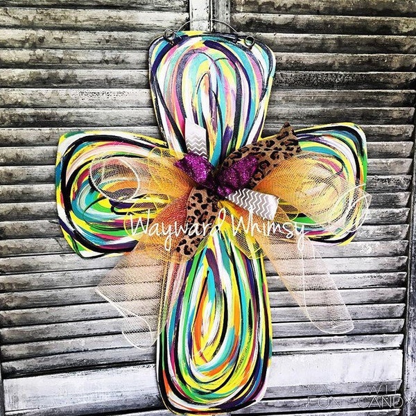Cross Door Hanger - Etsy