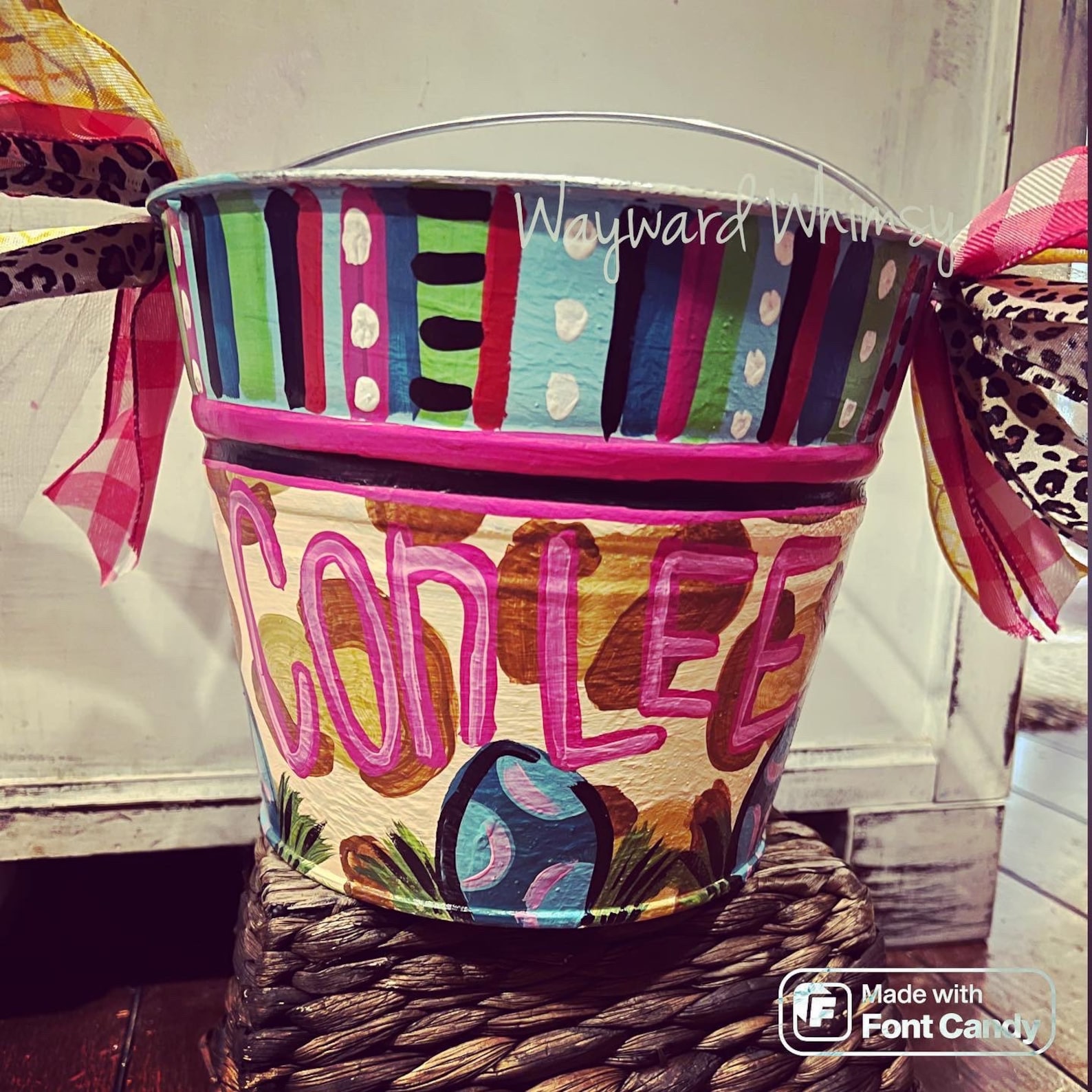 Western Cowboy Cowgirl Theme Personalized Galvanized Bucket | Etsy