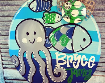 Ocean Door Hanger - Etsy