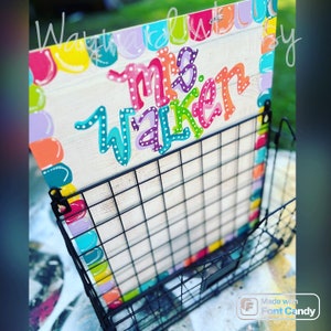 Office Mailbox- Teacher Mailbox- Wall Pocket- Wall File- Mail Holder ...