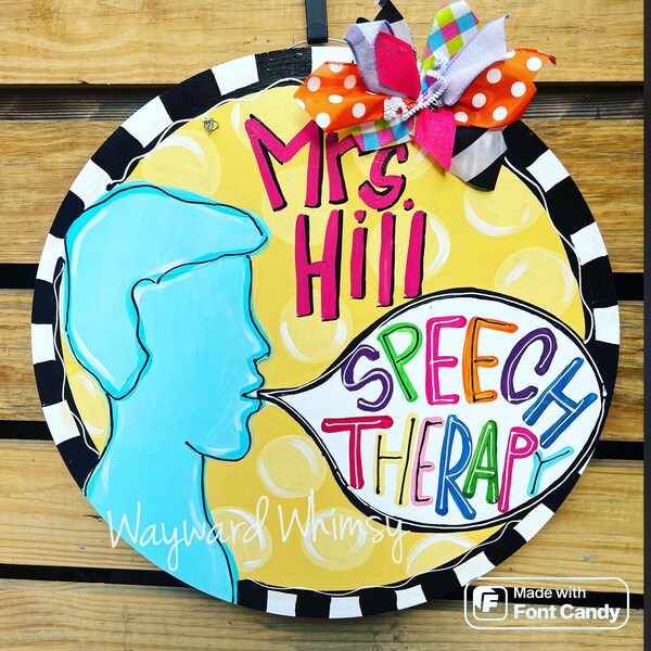 Therapy Door Hanger - Etsy