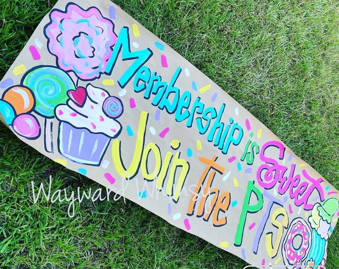 Customized Painted Party Banner - Etsy